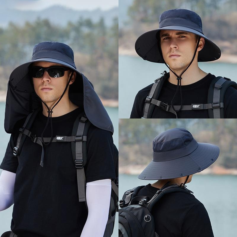 Fashion Waterproof Fishing Hat 2in1 Hat Sun Protection Waterproof ...