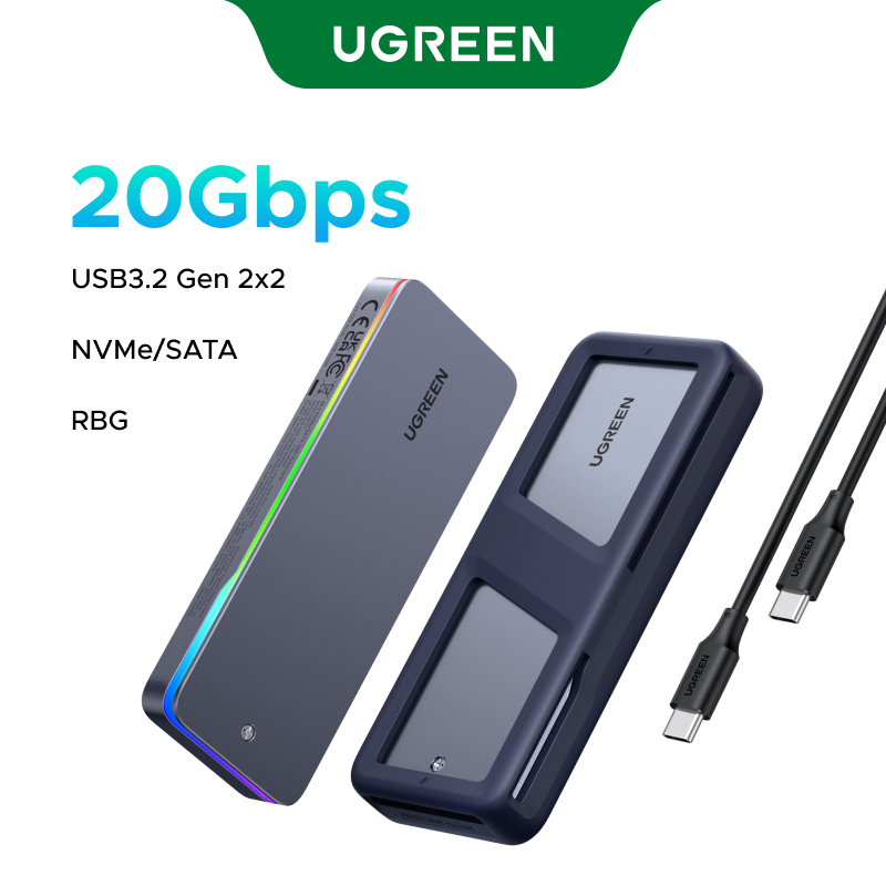 UGREEN 20Gbps M2 SSD Case M.2 NVMe SATA SSD Enclosure Adapter USB 3.2 ... UGREEN 20Gbps M2 SSD Case M.2 NVMe SATA SSD Enclosure Adapter USB 3.2 ...