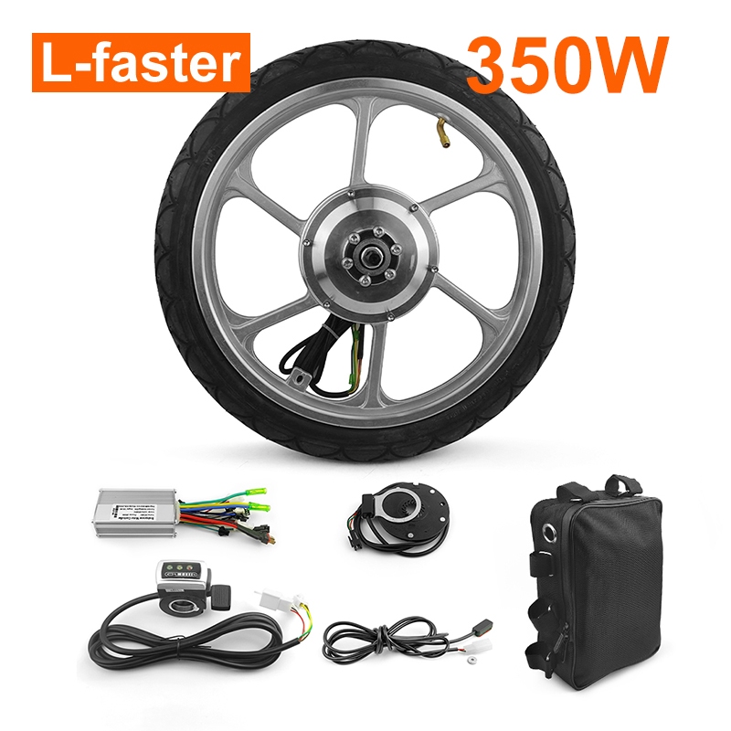 16 Inch 350W Electric Small Bike Front Brushless Geared Hub Drive Motor ...