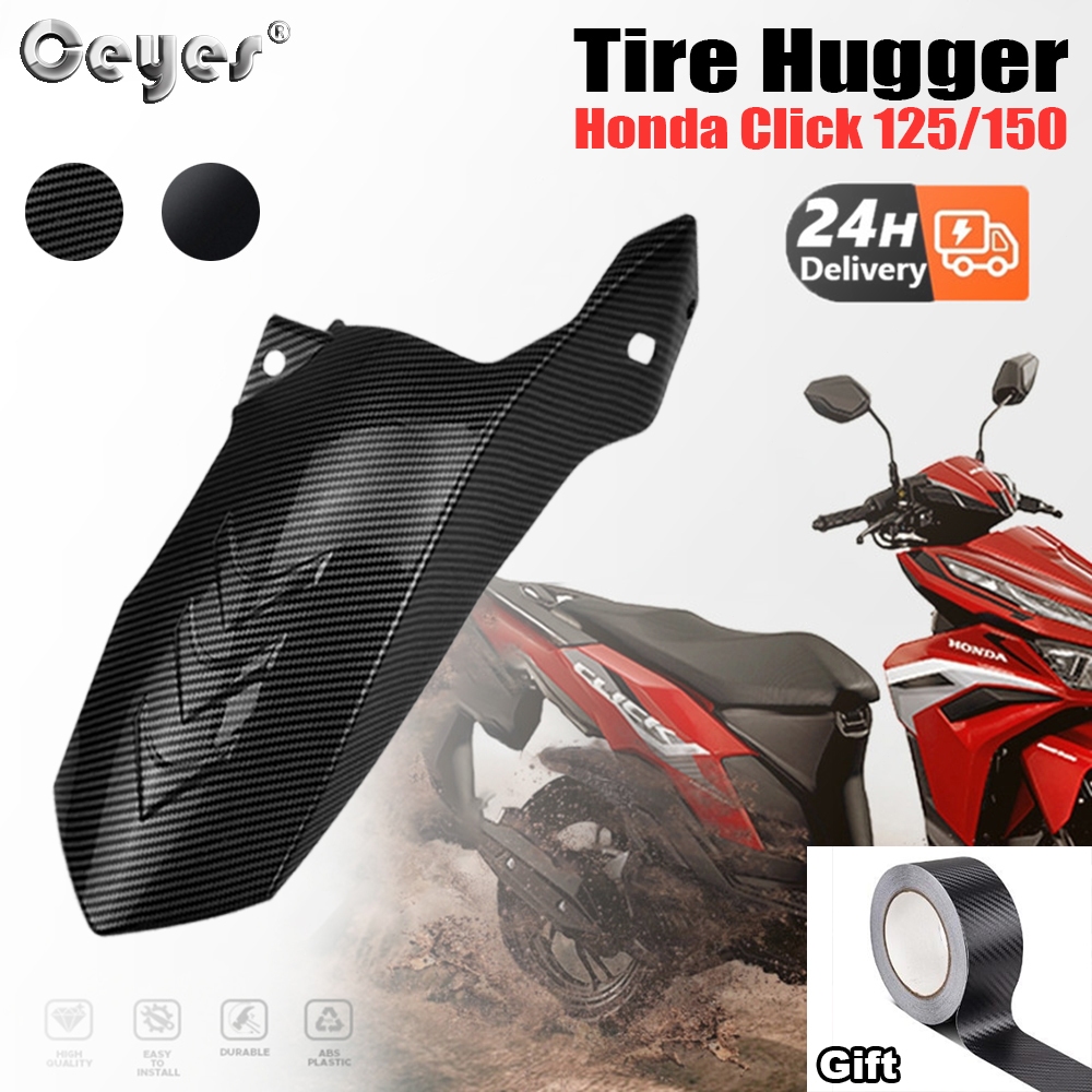 Ceyes Motorcycle Set for Honda Click 125/150 Tire Hugger Muffler Cover ...