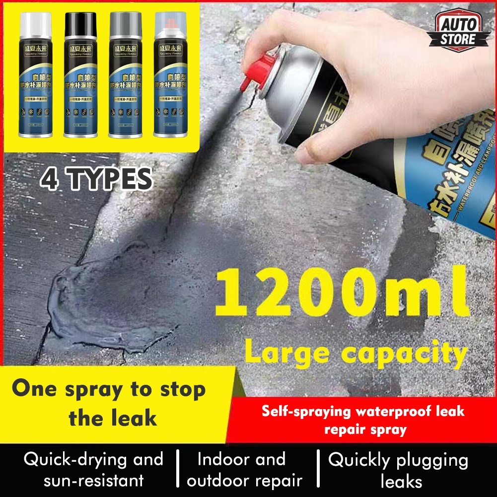 1200ml Waterproof Sealant Spray Tough Instant Emergency Shed Repair ...