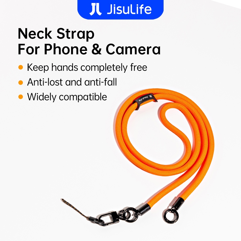 JISULIFE Mobile Phone Lanyard Crossbody Mini Fan Shoulder Strap Phone ...