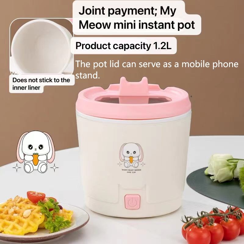 【COD】UNNIKATO Mini Rice Cooker Multi-function Cooker Non-stick Inner ...