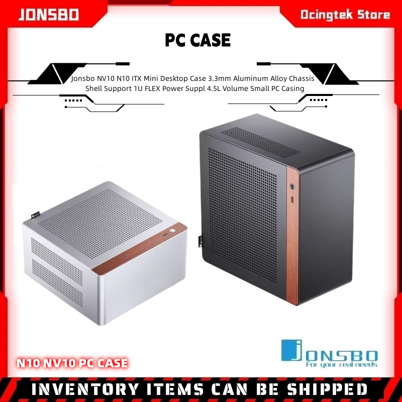 Jonsbo NV10 N10 ITX Mini Desktop Case 3.3mm Aluminum Alloy Chassis ...