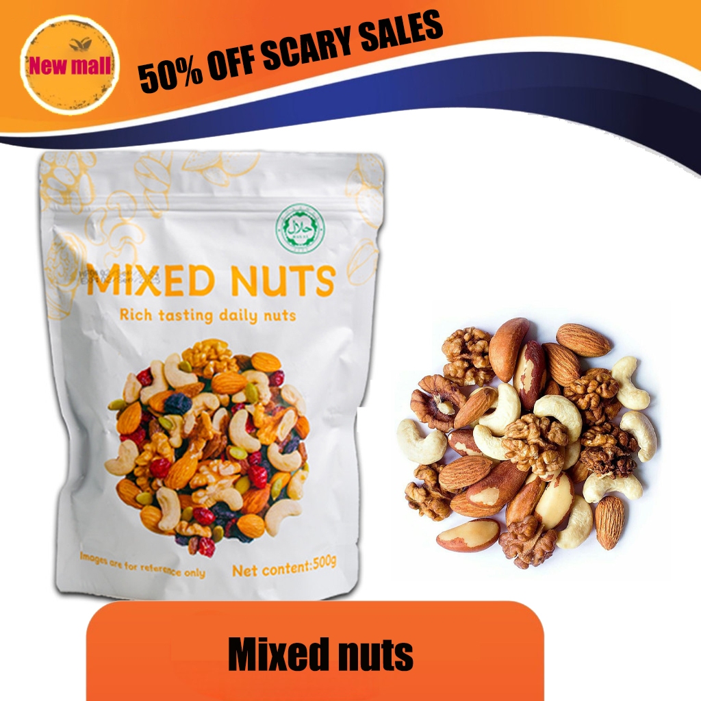 150g/250g/500g Mixed Nuts and Fruits Snack Trail Mix Nuts and Dried ...