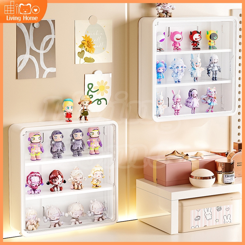 Acrylic Display Rack Wall Mounted Blind Box Storage Display Shelf Multi ...