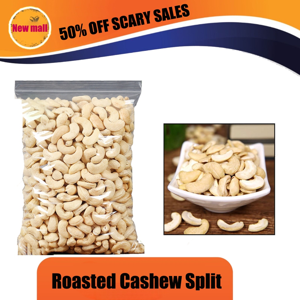 Roasted Cashew Split (Organic, Newly Roasted, Unsalted, Oil-free ...