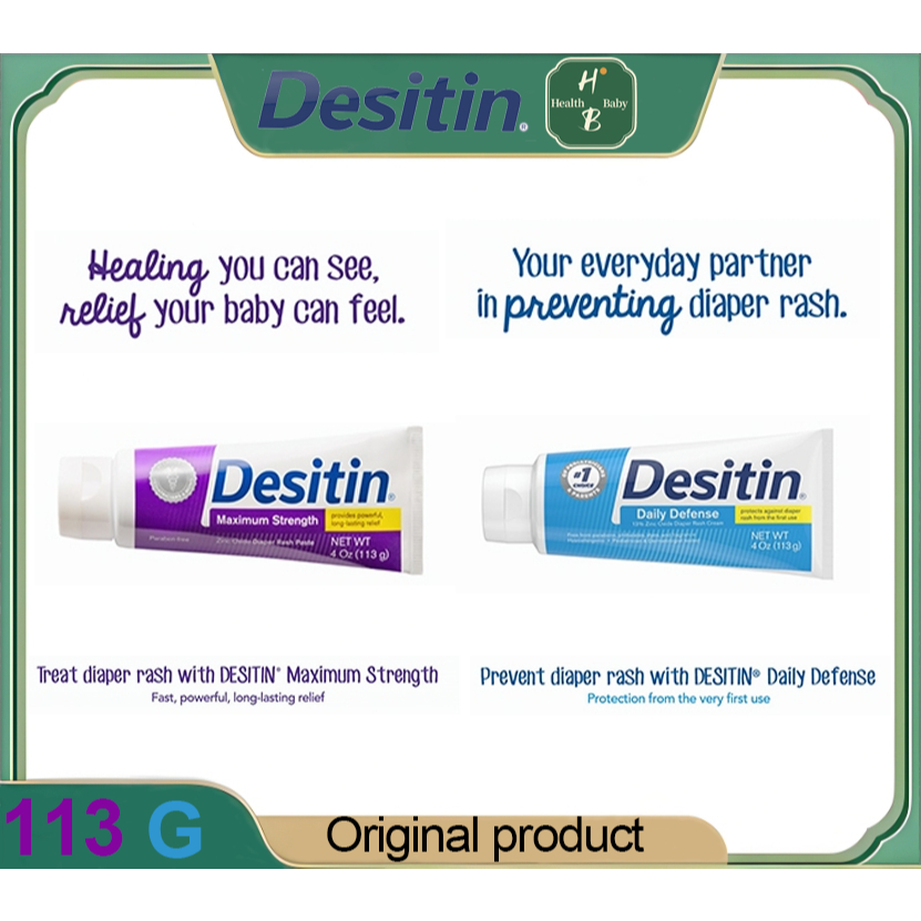 Desitin Maximum Strength Original Diaper Rash Paste Baby Nappy Cream ...