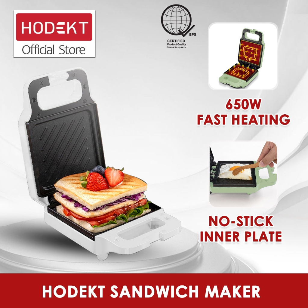 HODEKT Electric Sandwich Maker Waffle Maker Toaster Maker Breakfast ...