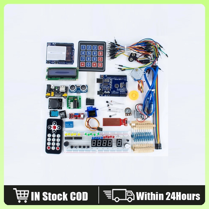 Super Starter Kit for Uno R3 with PDF Projects and Code Compatible with Arduino | Shopee Philippines