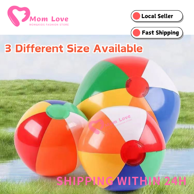 30cm/40cm/50cm Beach Ball Swimming Pool Ball Water Play Inflatable Ball ...