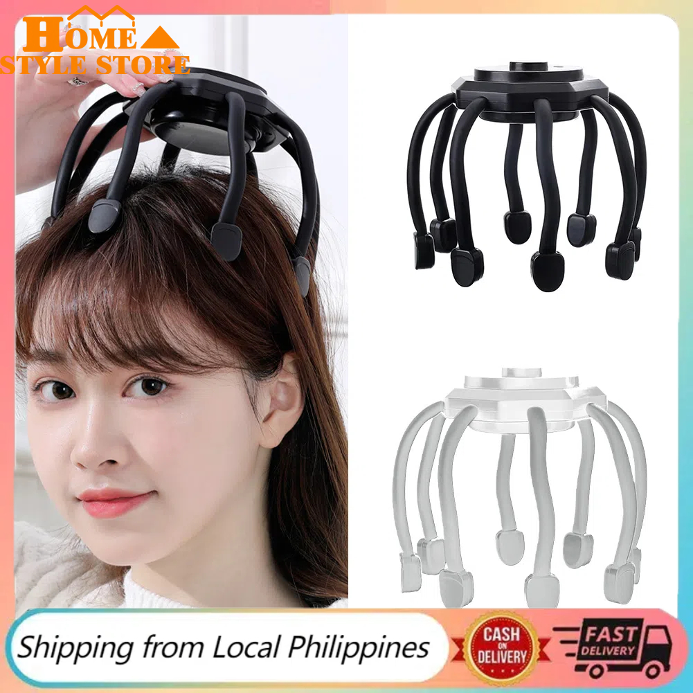 Electric Octopus Head Massager Relief Head Fatigue Improve Sleep Head ...