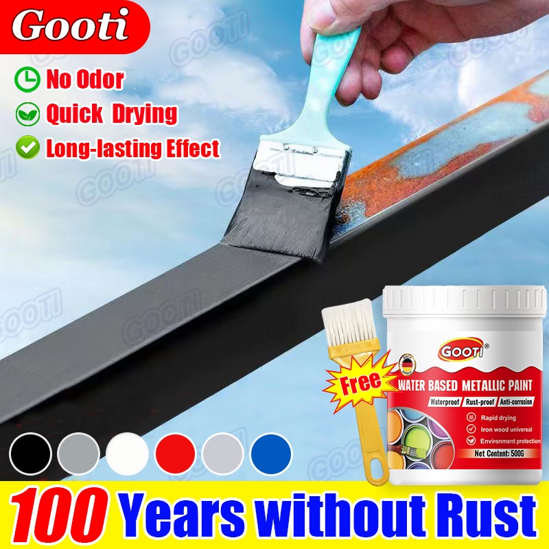 2 in 1 Rust Converter Anti Rust Paint for Metal 1000G with Free Brush ...