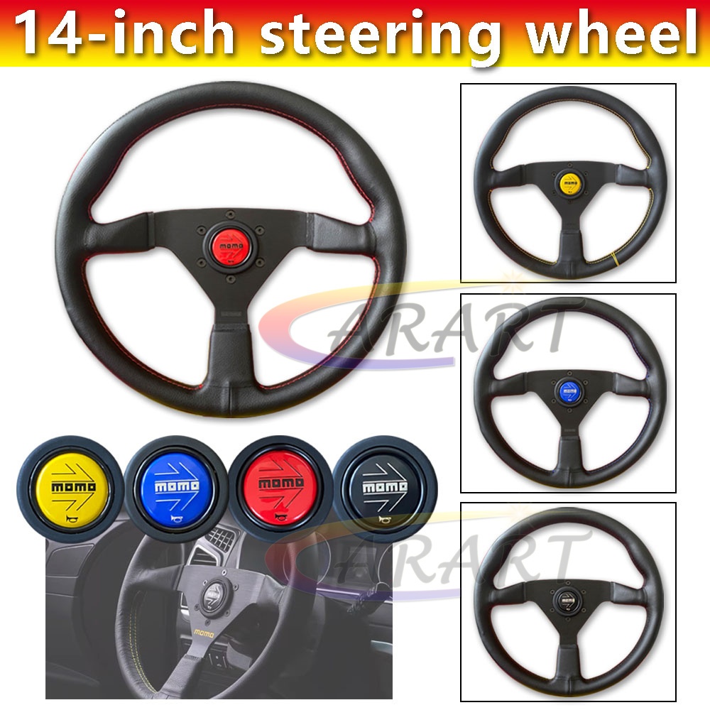 MOMO steering wheel RED stitch red horn V2 monte carlo dead match ...