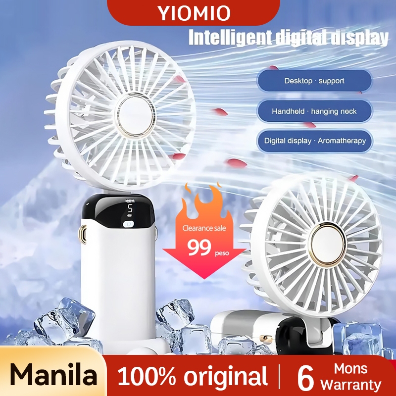 【Clearance price】YIOMIO Rechargeable Mini Fan Portable Rechargeable 5 ...