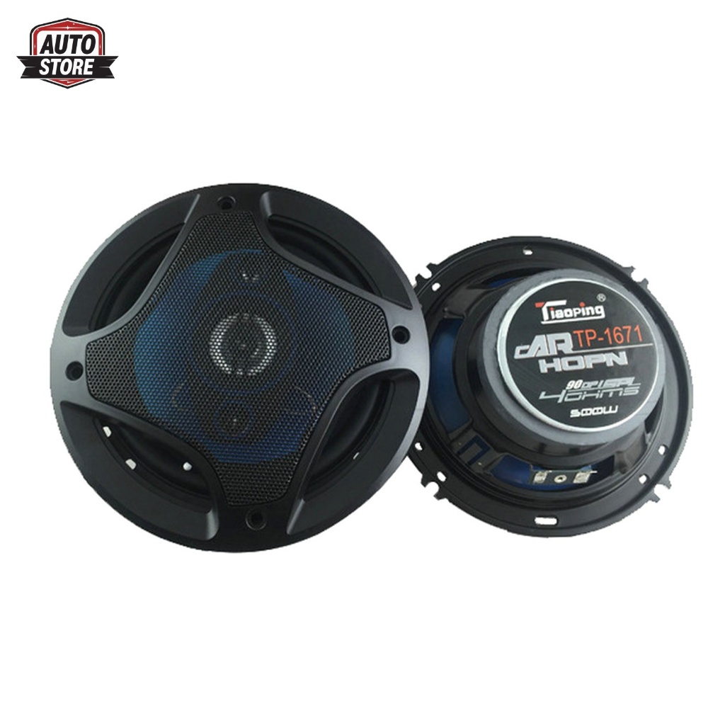 1pair Car Speaker 6.5inch HIFI Sterero 500W 2 Way Full Range Frequency ...