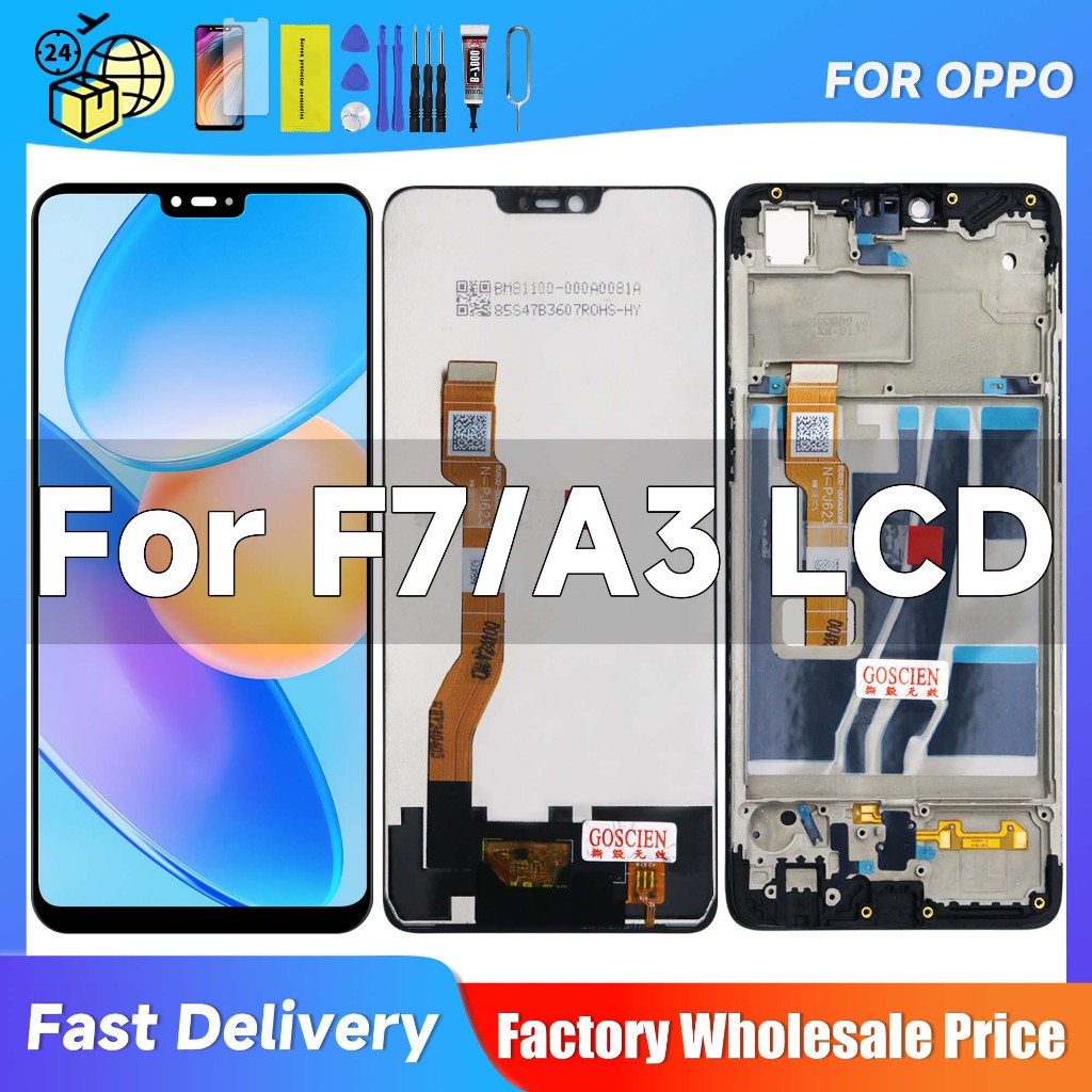 Screen LCD For OPPO F7 CPH1819 CPH1821 LCD Display Touch Digitizer ...