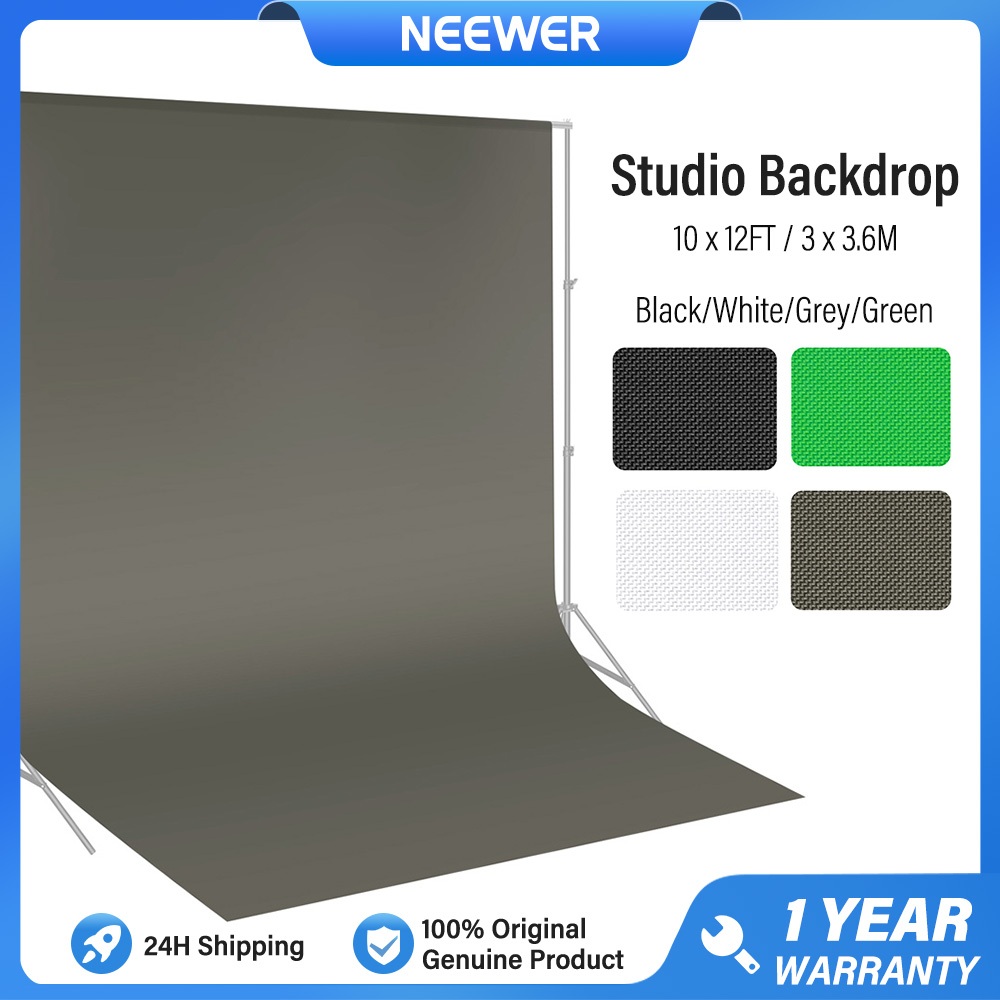 Neewer 10 x 12FT / 3 x 3.6M Photo Studio Premium Polyester Collapsible ...