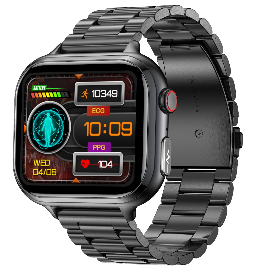 2025 New AMOLED Medical Grade Smart Watch for Men, Uric Acid and Blood ...