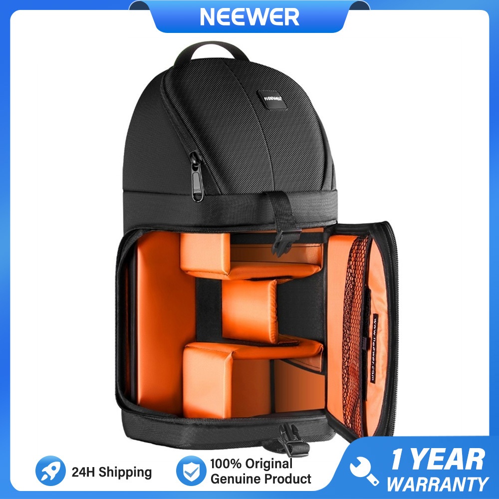 Neewer NW-XJB02S Durable, Waterproof Backpack for Nikon/ Canon/ Sony ...