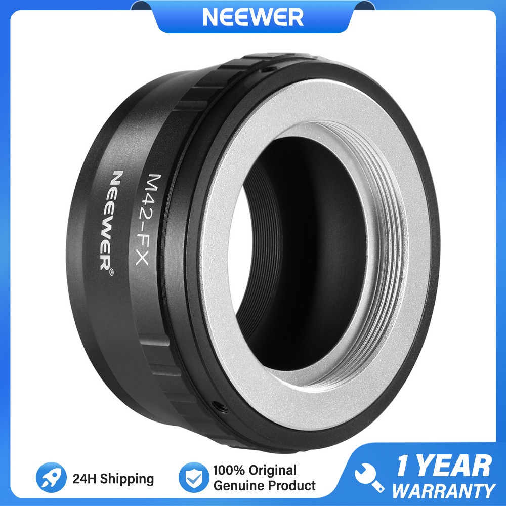 NEEWER M42-FX Lens Adapter Compatible with M42 Lens to Fujifilm X Mount ...