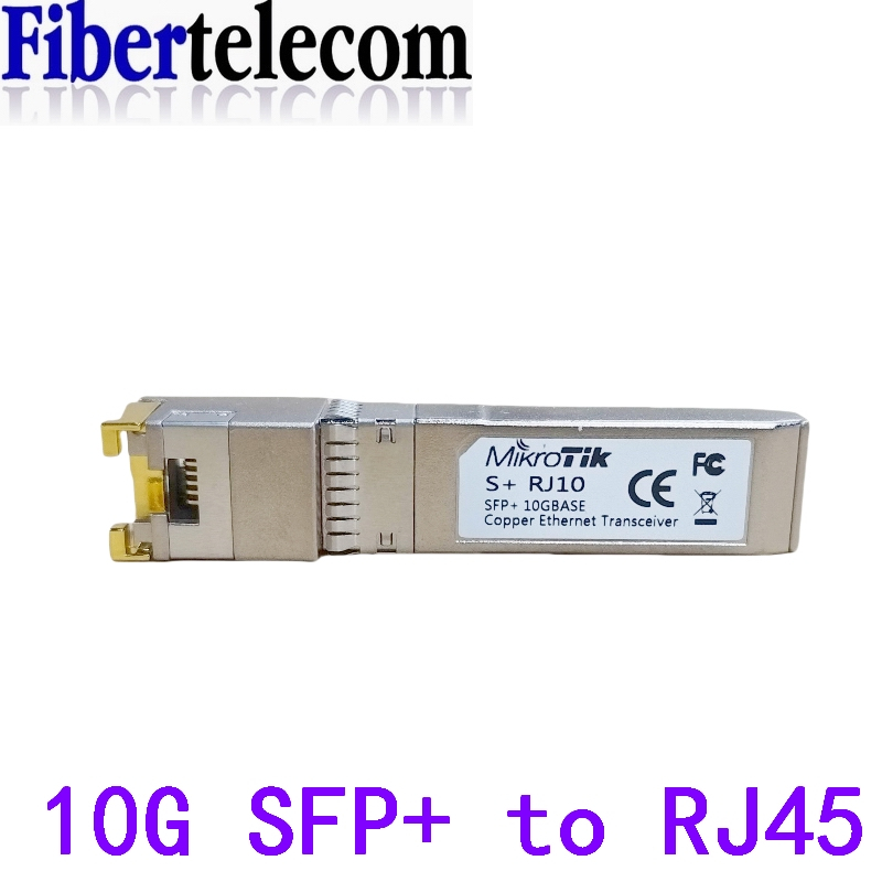 MikroTik S+Rj10 Rj45 SFP Module For Up To 10 Gbps Sfp+ Connector ...
