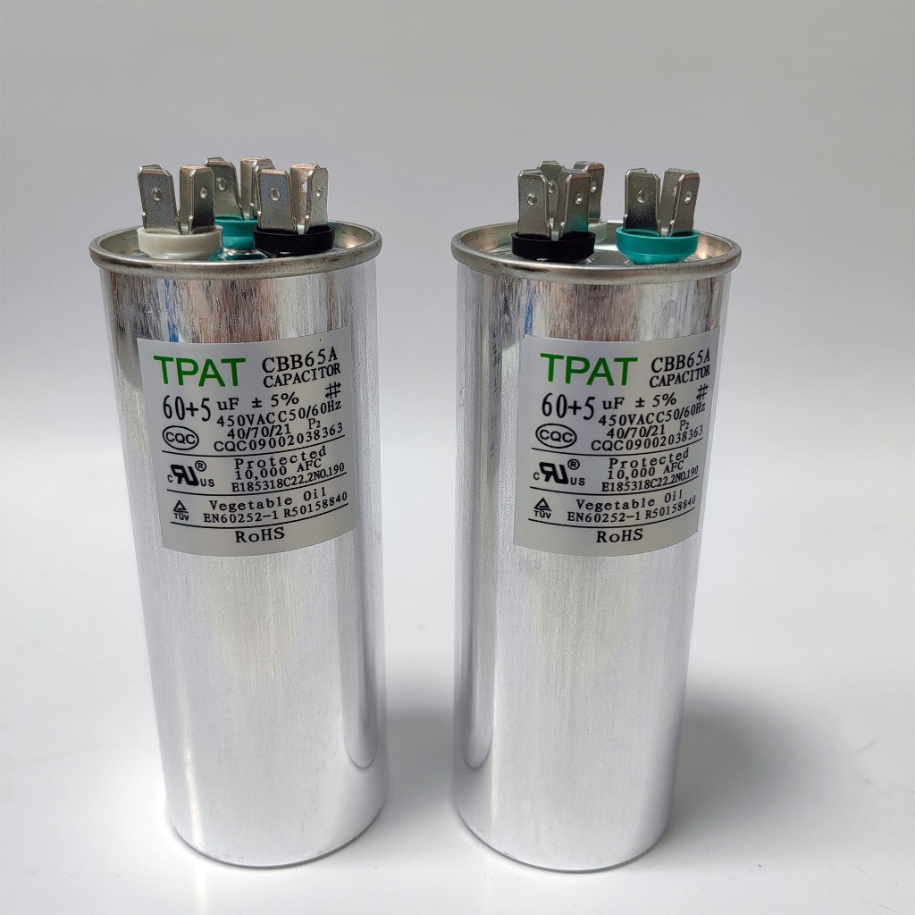 Cbb65a-1 60+5UF 2 in 1 Capacitor 50 x 125mm | Shopee Philippines