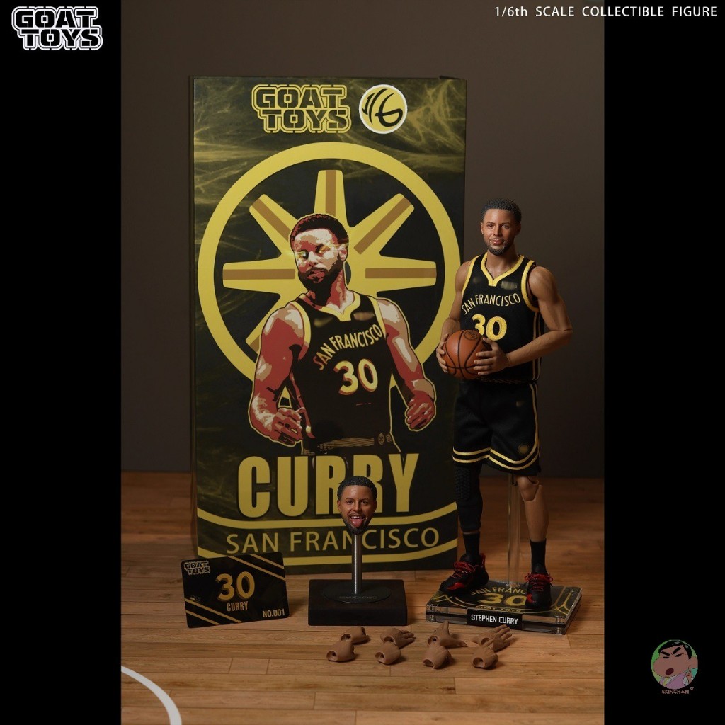 Goat Toys - NBA Stephen Curry GSW City Edition GT Fine Coating Set ...