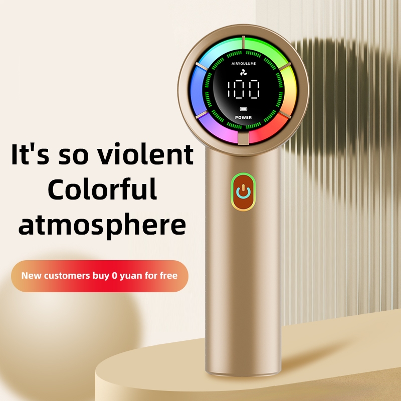 3000mah High-Speed Refrigeration Fan Mini Portable Vortex Fan Handheld ...