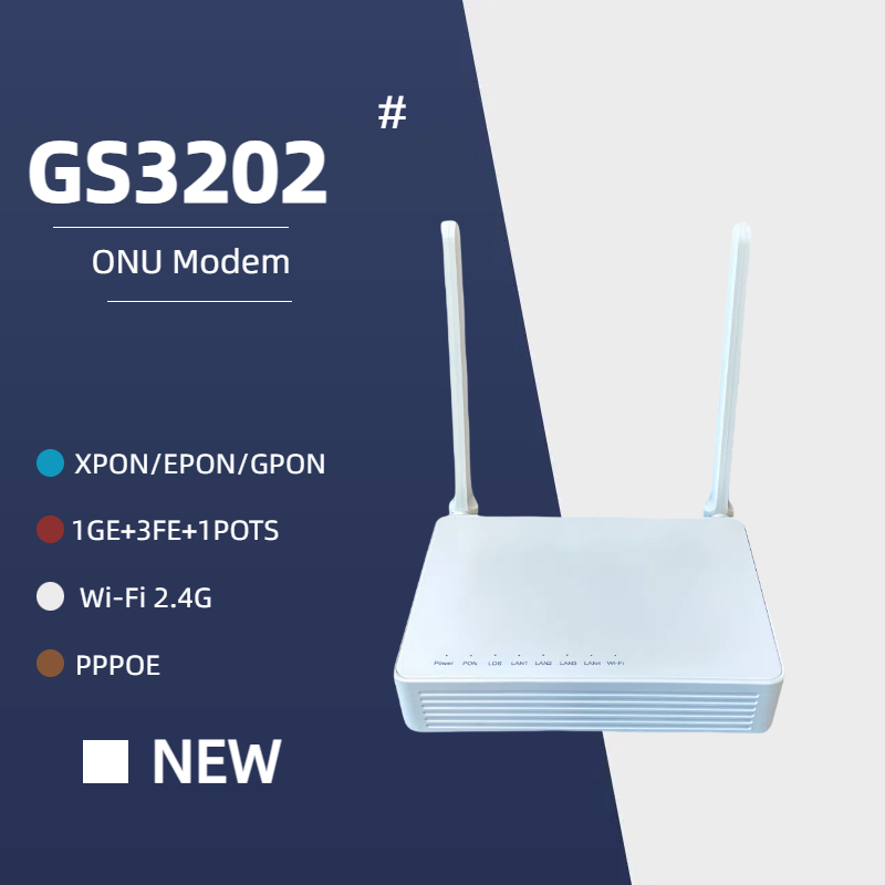 Gigabit GS3202 ONU EPON/GPON/XPON FTTH Modem Router with wifi English ...