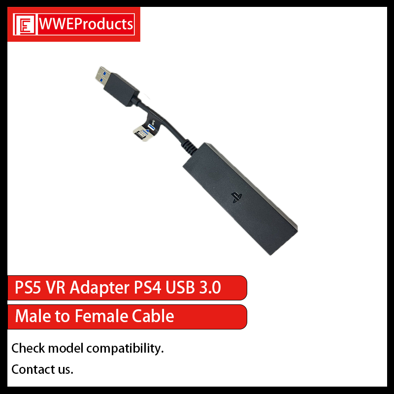 PS5 VR Converter USB3.0 PS4 VR Connects to the PS5 Camera Adapter Body sensing converter cable ...
