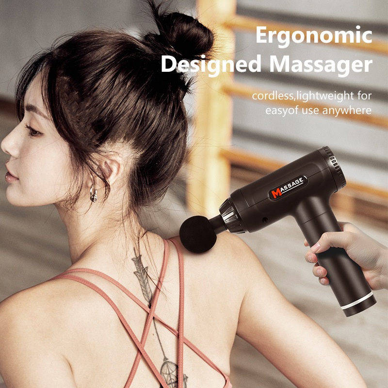 Brushed electric fascia gun muscle relaxation machine portable home ...