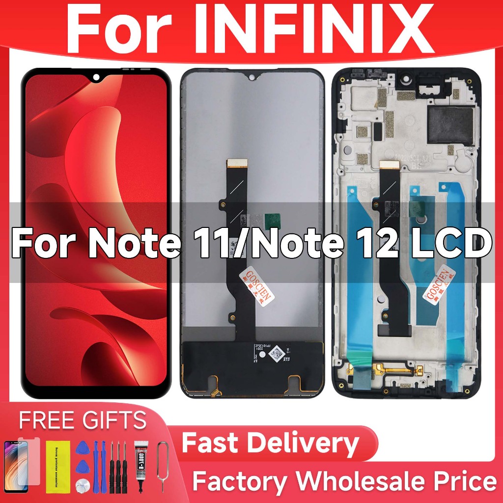 For infinix Note 11 / Note 12 / G96 LCD Display Touch Screen Digitizer ...