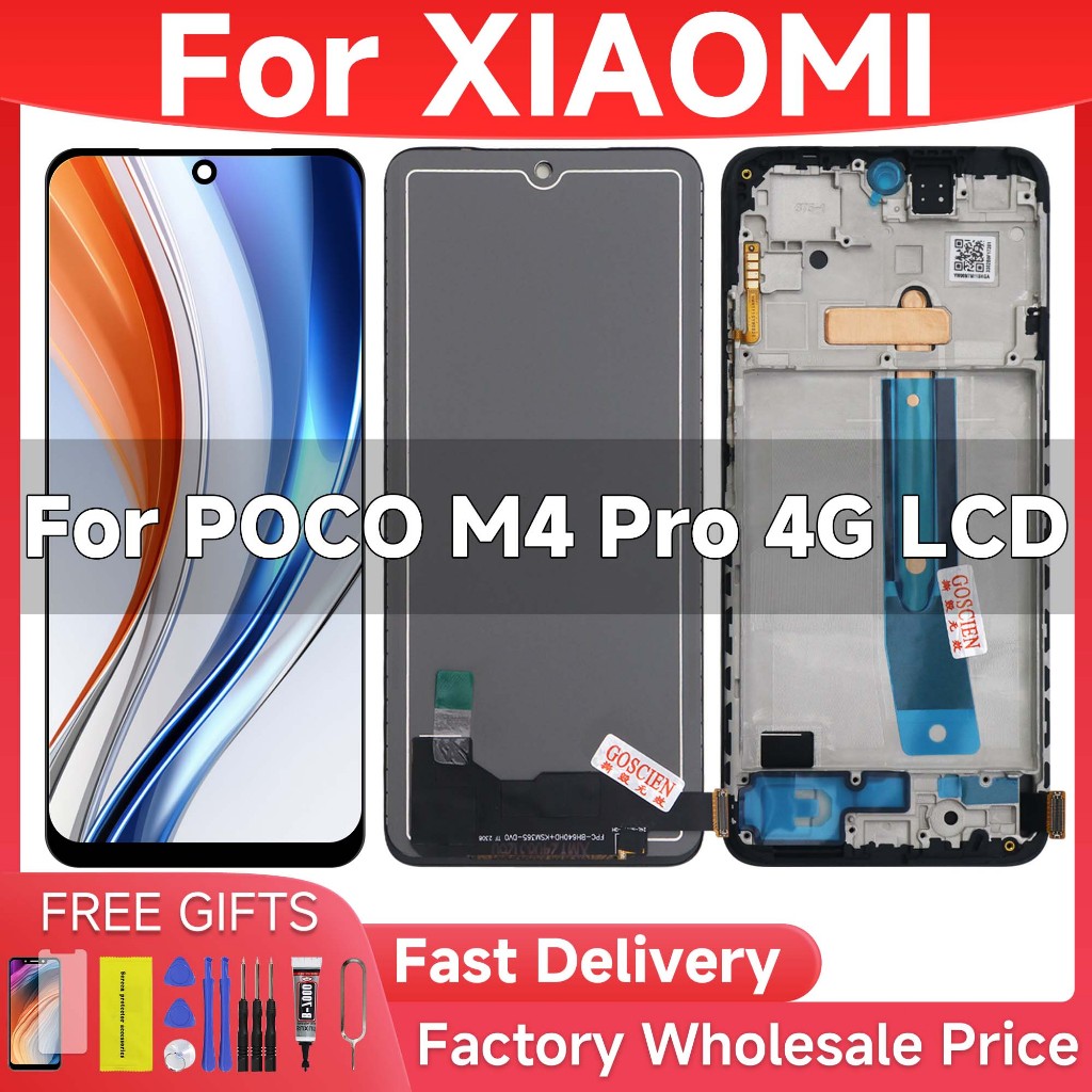 For Xiaomi Poco M4 Pro 4G 2201117PI LCD Display Touch Screen Digitizer ...