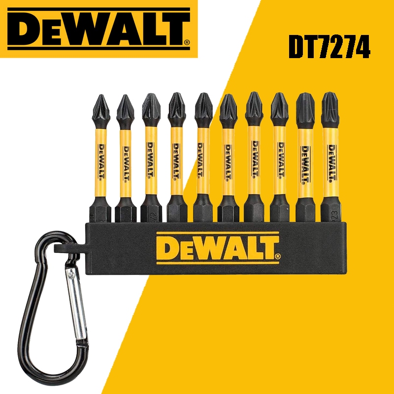 DEWALT DT7274 Pozi & High Impact Screwdriver Bit Set PZ1 PZ2 PH2 High ...