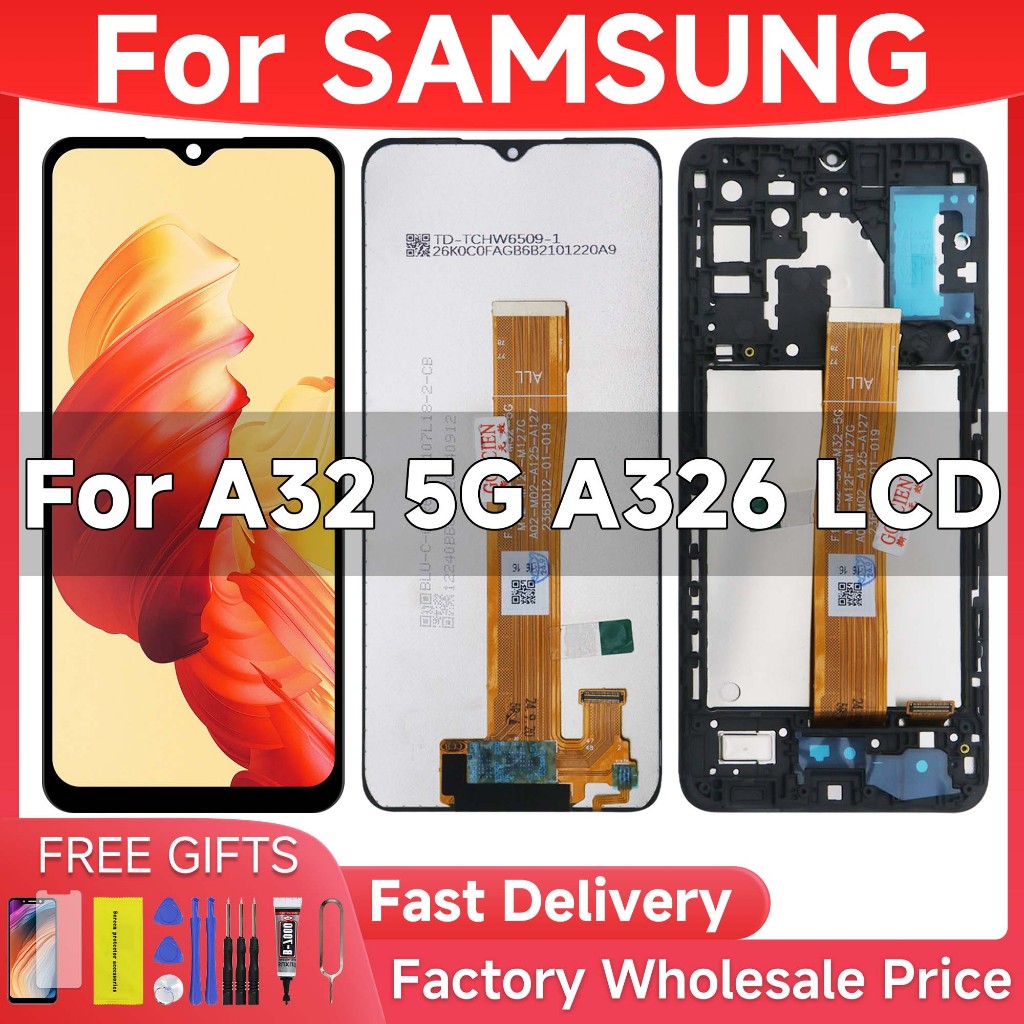 LCD For Samsung Galaxy A32 5G A326 SM-A326B Display Touch Screen ...