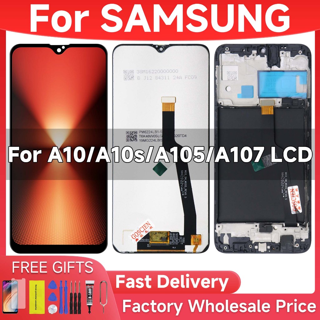 LCD For Samsung Galaxy A10 A10S A105 A107 M10 M105 Display Touch Screen ...