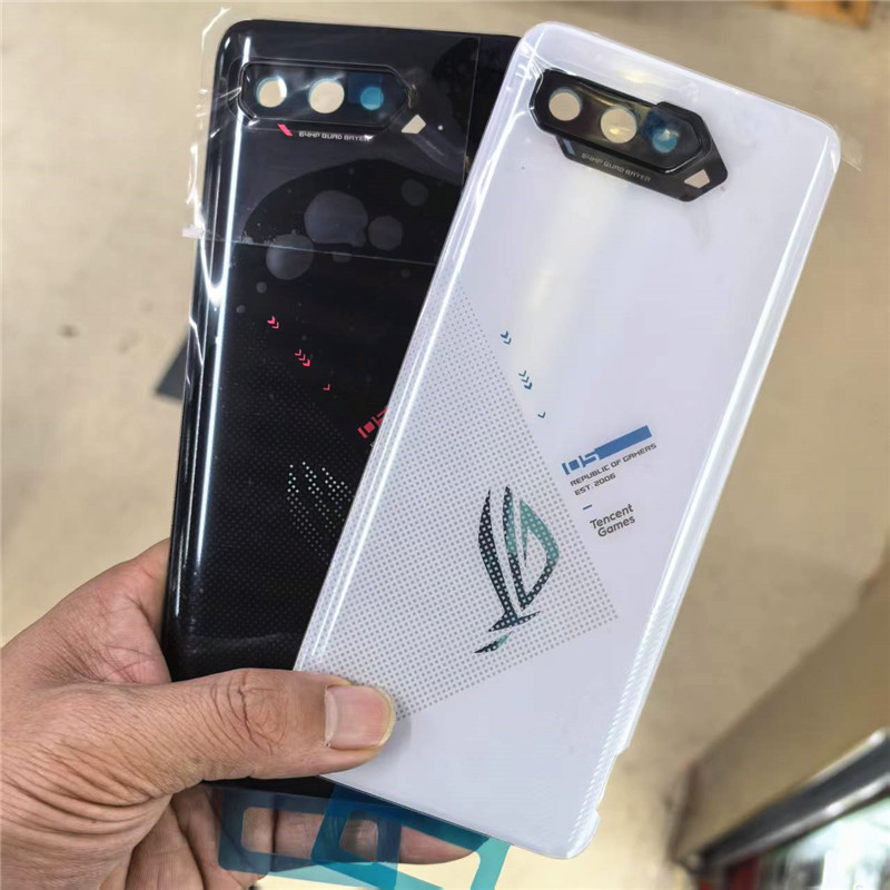 New For Asus ROG phone 5 ZS673KS Back Battery Cover Door Rear Glass ...