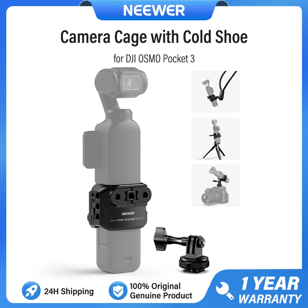 NEEWER AC009 Gimbal Camera Action Camera Cage Compatible with DJI Osmo ...