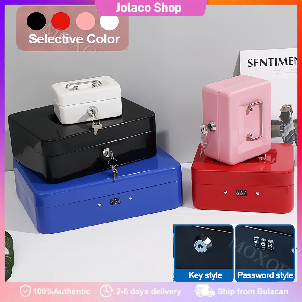 【In Stock 】Cash Box Money Organizer Portable Waterproof Money Secret ...