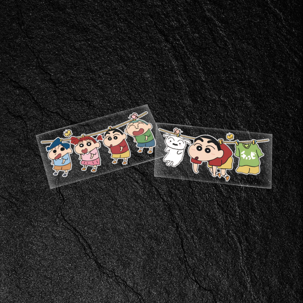 Fun Cartoon Crayon Shin-Chan Car Sticker Creative Window Sticker Car ...