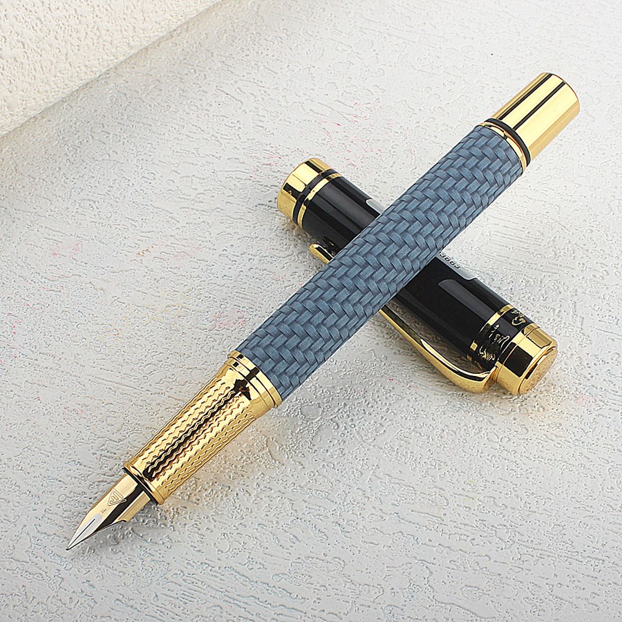 New Style Fountain Pen 8089 Texture Fashion Plaid Metal Fountain Pen ...