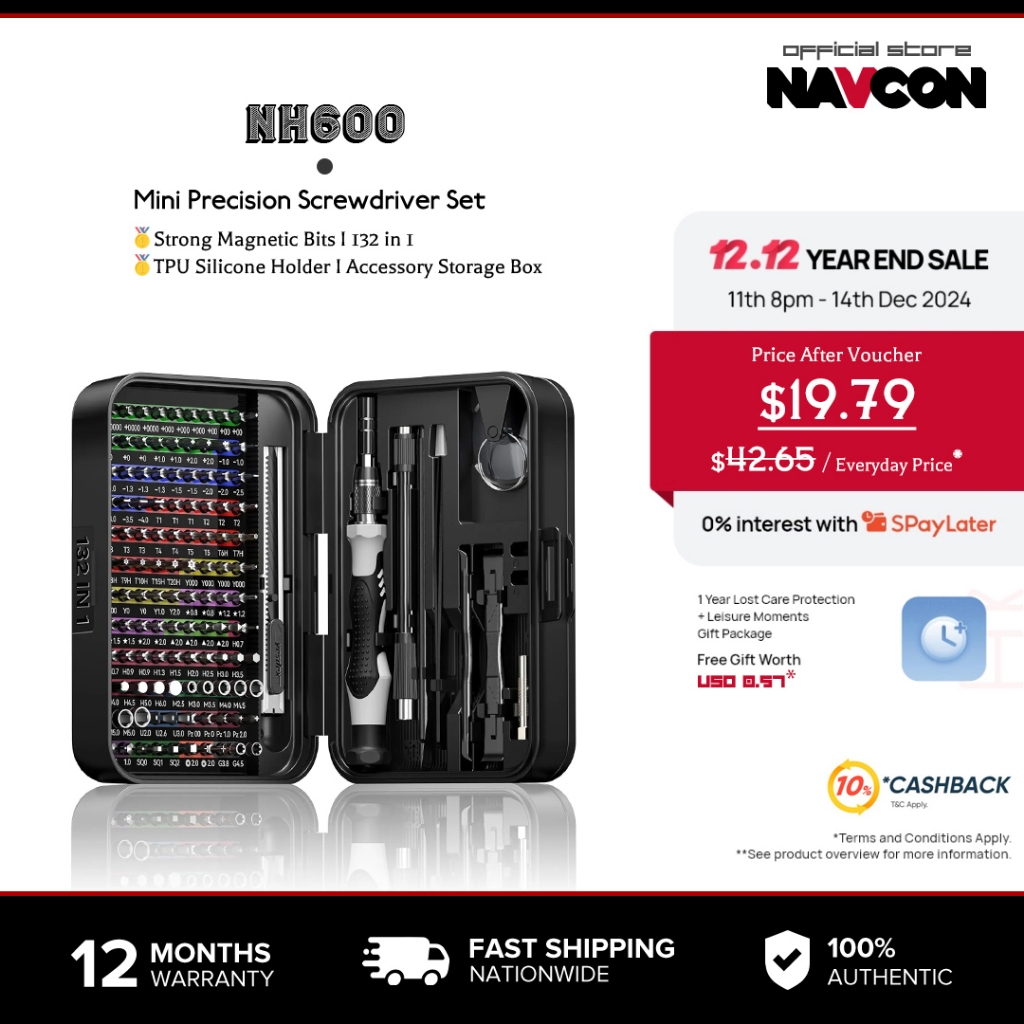 132 in 1 Mini Precision Screwdriver Set, Upgraded Repair Tool Kit(with ...