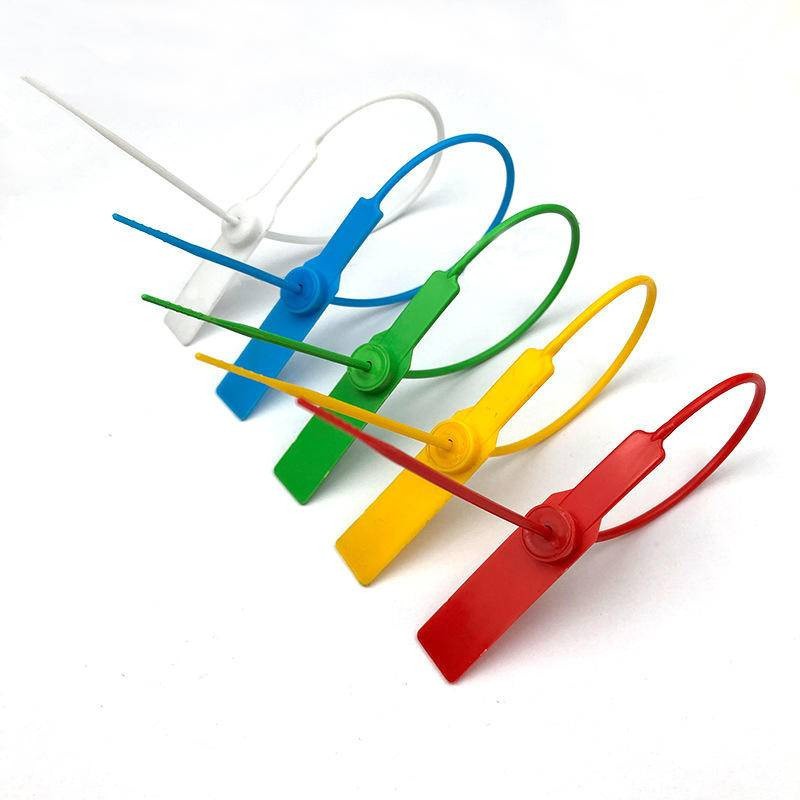 1.00 pcs Security Plastic Seals Numbered Tamper Tags Pull Tight Cable ...