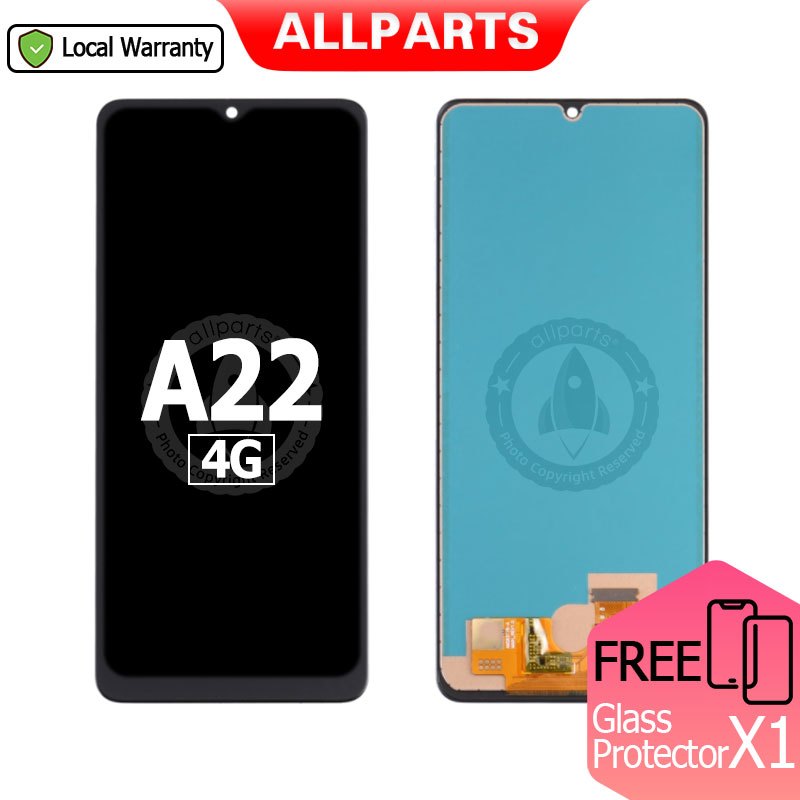Allparts Display For Samsung Galaxy A22 4g Lcd Touch Screen Replacement ...