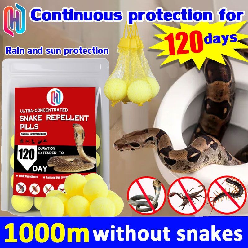 Lasts 120 days Strong snake repellant 10 balls snake repellent for ...