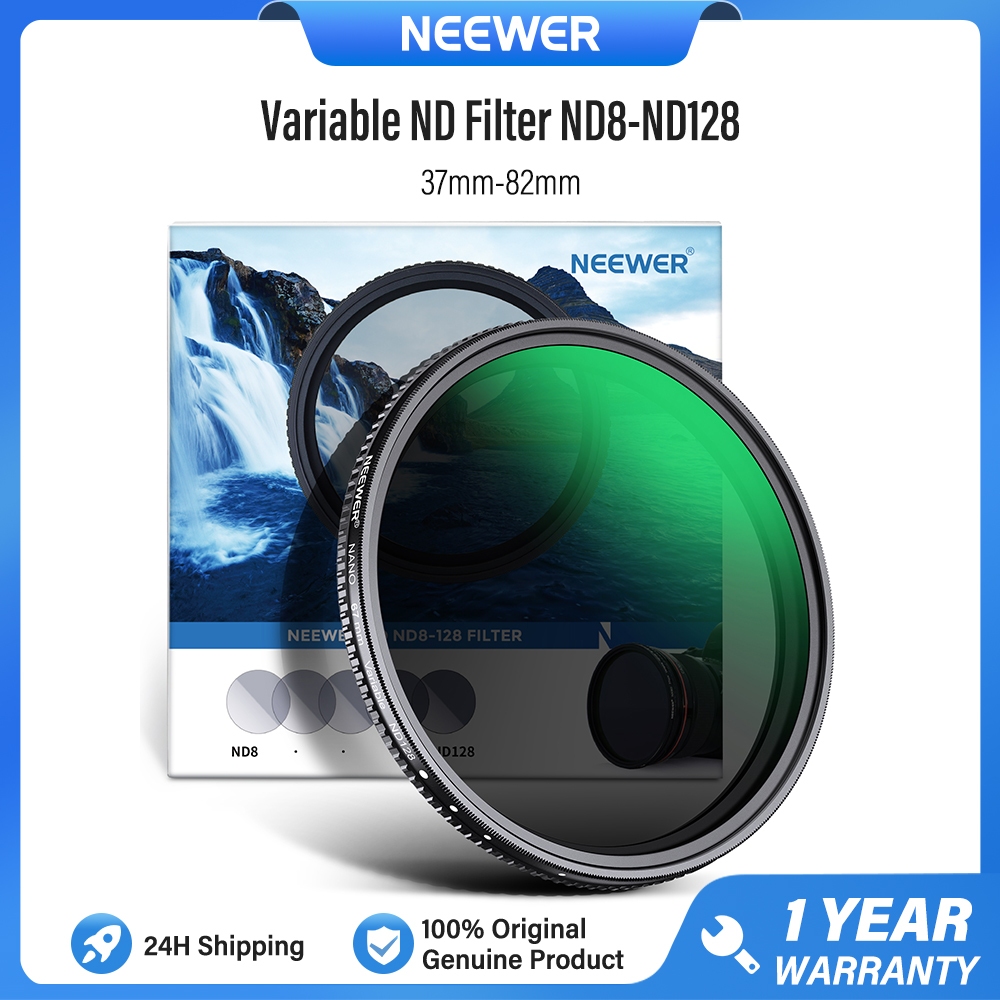 NEEWER 67mm HD Variable ND Filter ND8-ND128 Camera Lens Filter No X ...