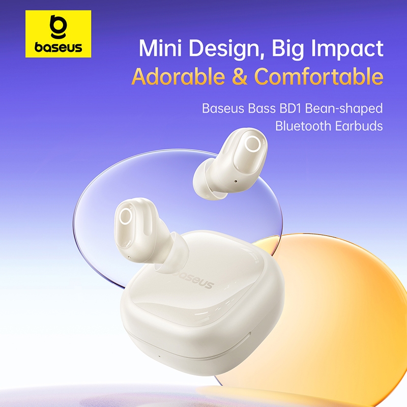 Baseus Bass BD1 Wireless Earbuds Bluetooth 5.4 Mini Earphone IP55 ...