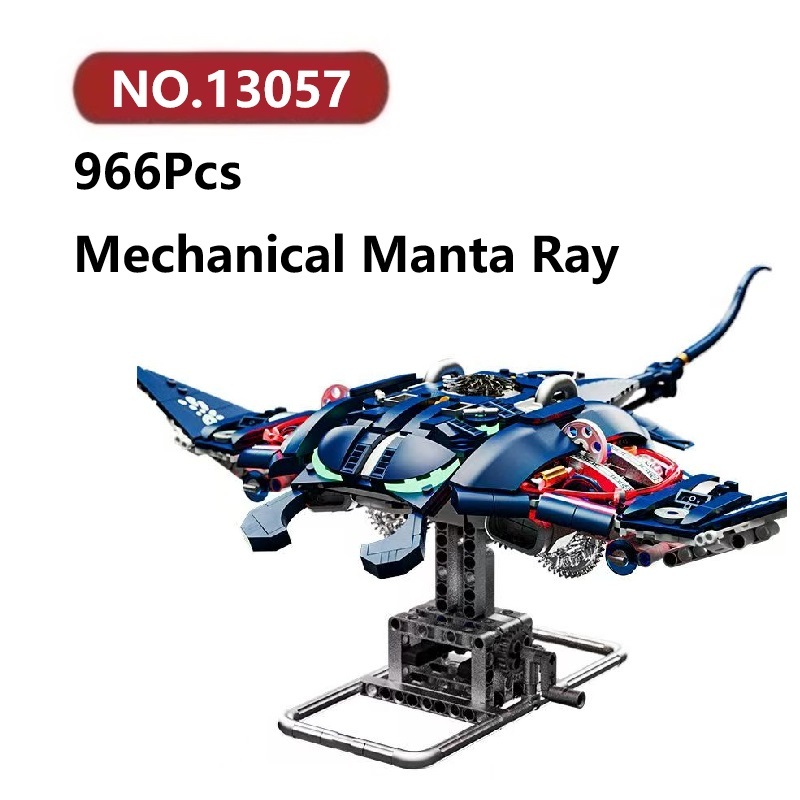 Mechanical Manta Ray Building Blocks 966 Pcs Meiji Animals Bricks Toy ...