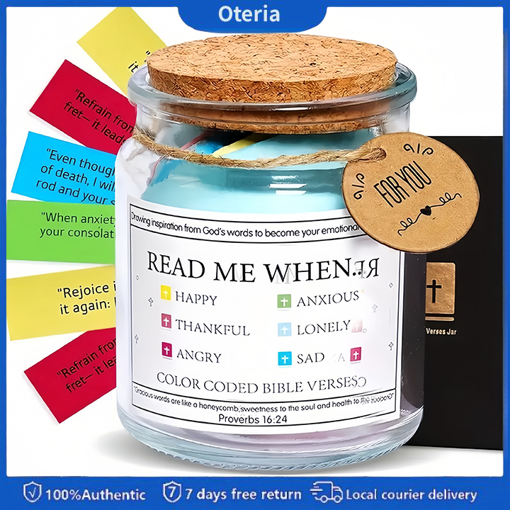 Bible Verses in a Jar Small & Creative Colorful Bible Verses Jars Holy ...